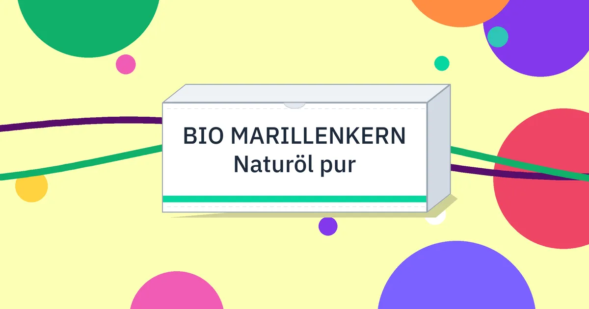 Symbolbild: Packung mit der Aufschrift BIO MARILLENKERN Naturöl pur (PZN 09771762) – Verfügbarkeit und Bezug in Apotheken in Frankfurt am Main