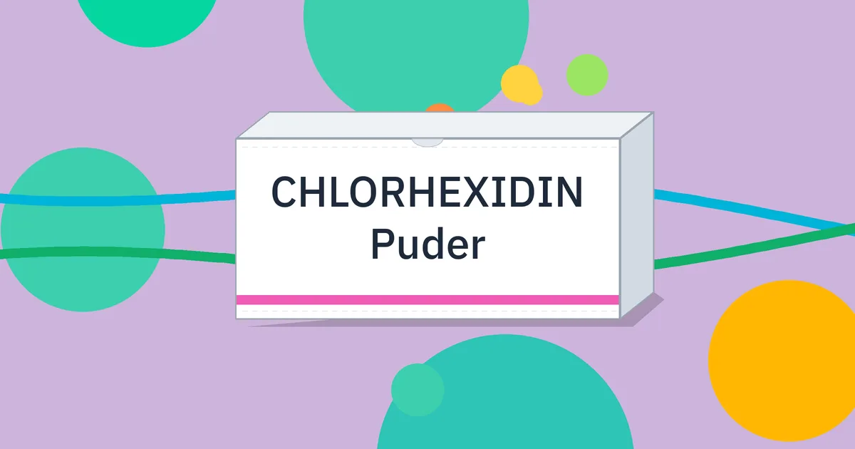 Symbolbild: Packung mit der Aufschrift CHLORHEXIDIN Puder (PZN 04701478) – Verfügbarkeit und Bezug in Apotheken in Frankfurt am Main