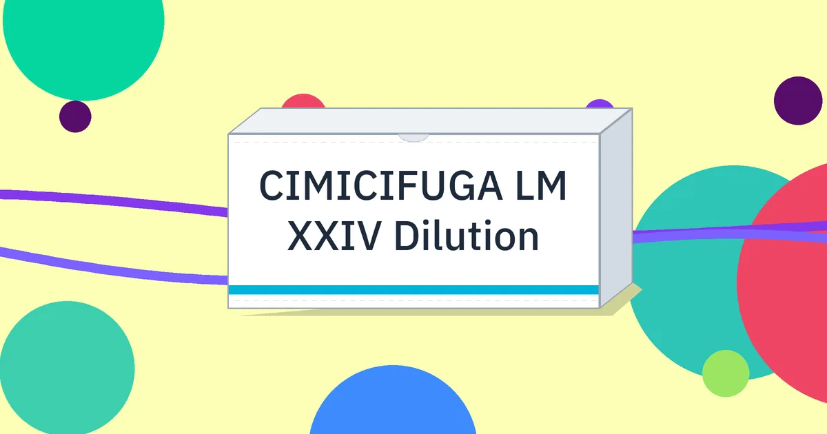 Symbolbild: Packung mit der Aufschrift CIMICIFUGA LM XXIV Dilution (PZN 02674286) – Verfügbarkeit und Bezug in Apotheken in Frankfurt am Main