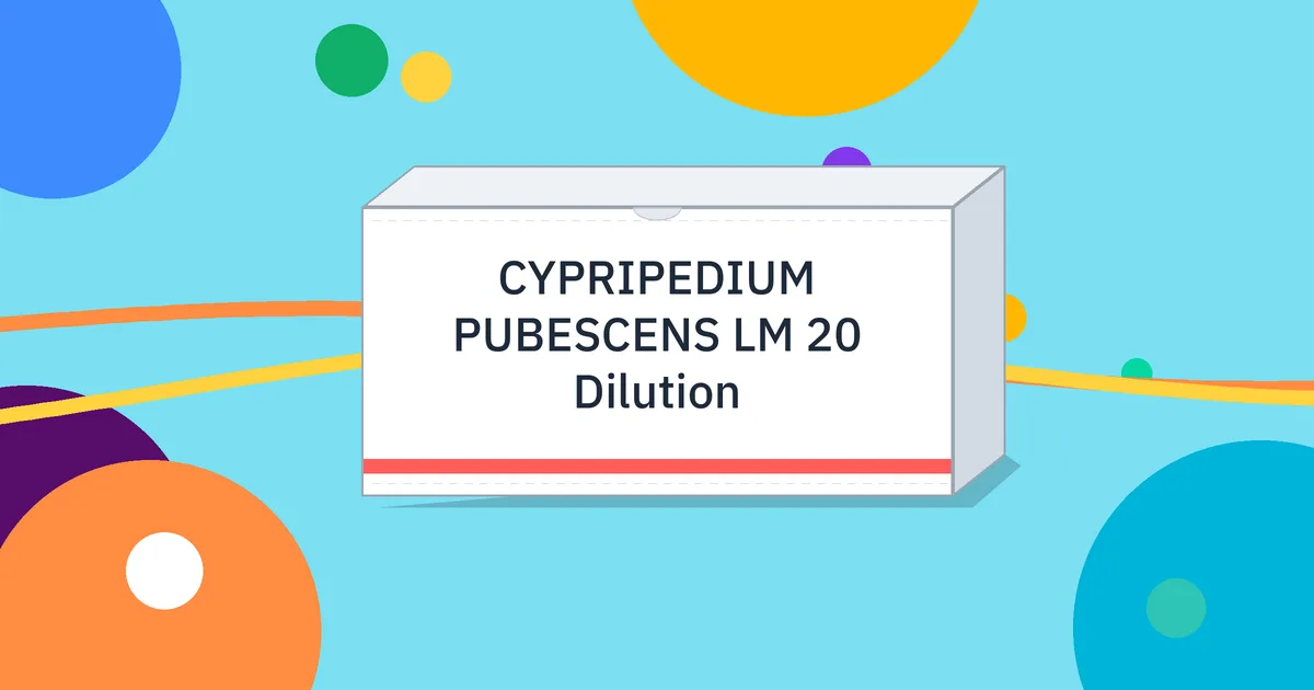 Symbolbild: Packung mit der Aufschrift CYPRIPEDIUM PUBESCENS LM 20 Dilution (PZN 13460157) – Verfügbarkeit und Bezug in Apotheken in Frankfurt am Main
