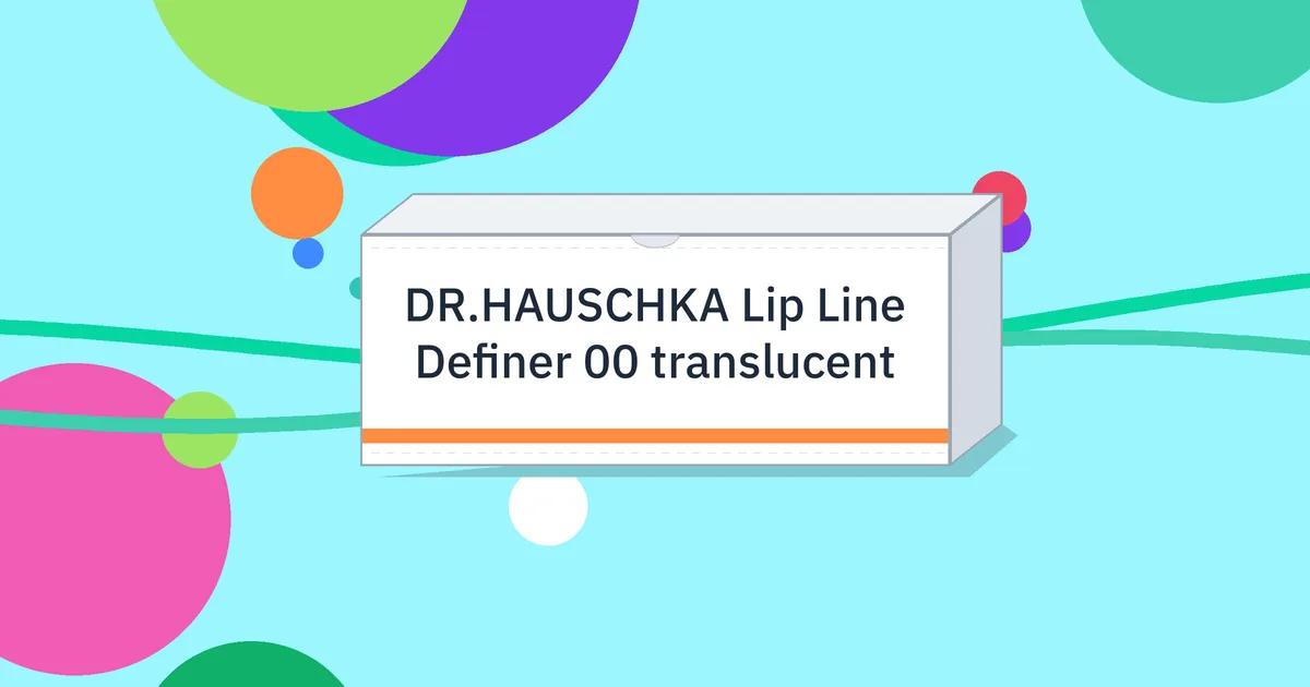 Symbolbild: Packung mit der Aufschrift DR.HAUSCHKA Lip Line Definer 00 translucent (PZN 18651258) – Verfügbarkeit und Bezug in Apotheken in Frankfurt am Main