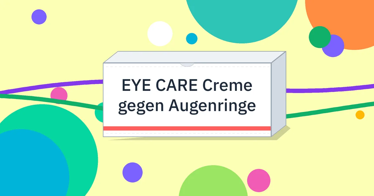Symbolbild: Packung mit der Aufschrift EYE CARE Creme gegen Augenringe (PZN 00626283) – Verfügbarkeit und Bezug in Apotheken in Frankfurt am Main