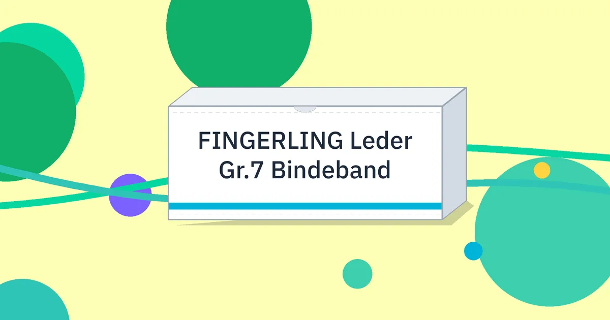Symbolbild: Packung mit der Aufschrift FINGERLING Leder Gr.7 Bindeband (PZN 03236909) – Verfügbarkeit und Bezug in Apotheken in Frankfurt am Main