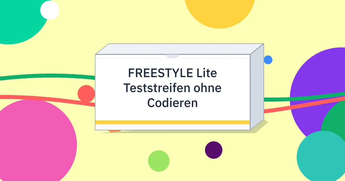 Symbolbild: Packung mit der Aufschrift FREESTYLE Lite Teststreifen ohne Codieren (PZN 18064041) – Verfügbarkeit und Bezug in Apotheken in Frankfurt am Main