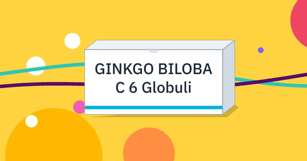 Symbolbild: Packung mit der Aufschrift GINKGO BILOBA C 6 Globuli (PZN 19716310) – Verfügbarkeit und Bezug in Apotheken in Frankfurt am Main