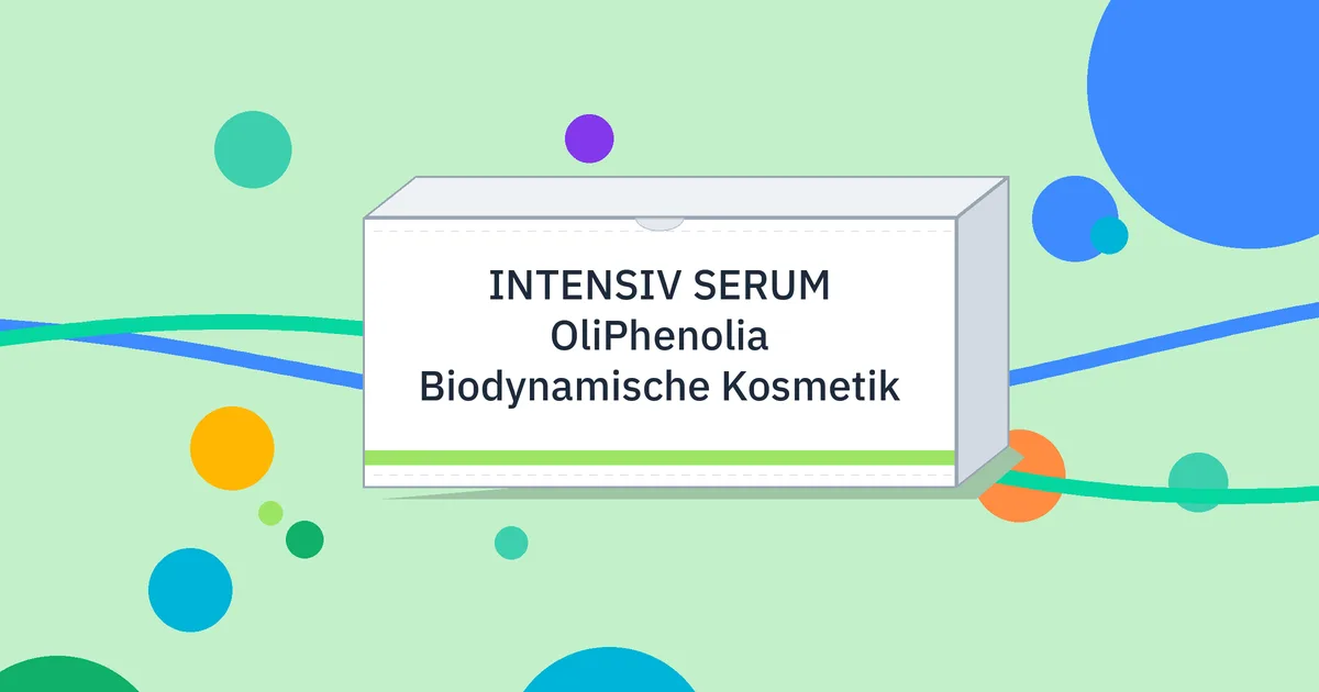 Symbolbild: Packung mit der Aufschrift INTENSIV SERUM OliPhenolia Biodynamische Kosmetik (PZN 14057825) – Verfügbarkeit und Bezug in Apotheken in Frankfurt am Main