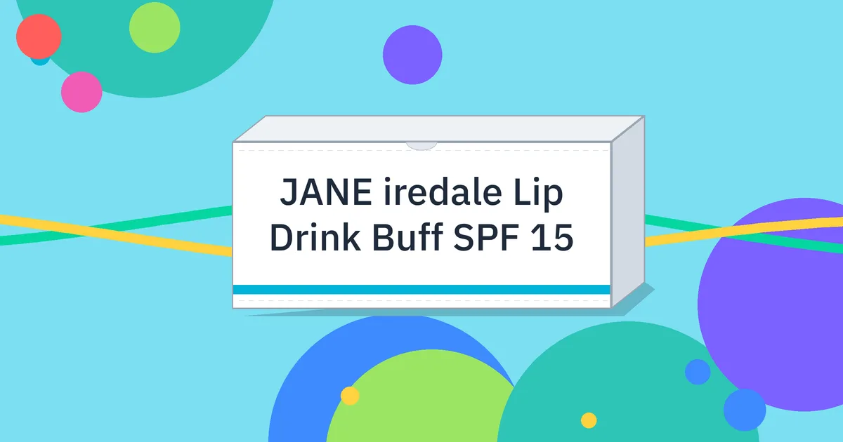 Symbolbild: Packung mit der Aufschrift JANE iredale Lip Drink Buff SPF 15 (PZN 15197600) – Verfügbarkeit und Bezug in Apotheken in Frankfurt am Main