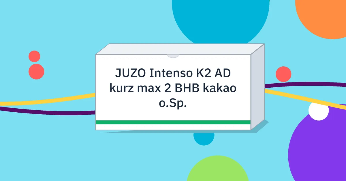 Symbolbild: Packung mit der Aufschrift JUZO Intenso K2 AD kurz max 2 BHB kakao o.Sp. (PZN 18626496) – Verfügbarkeit und Bezug in Apotheken in Frankfurt am Main