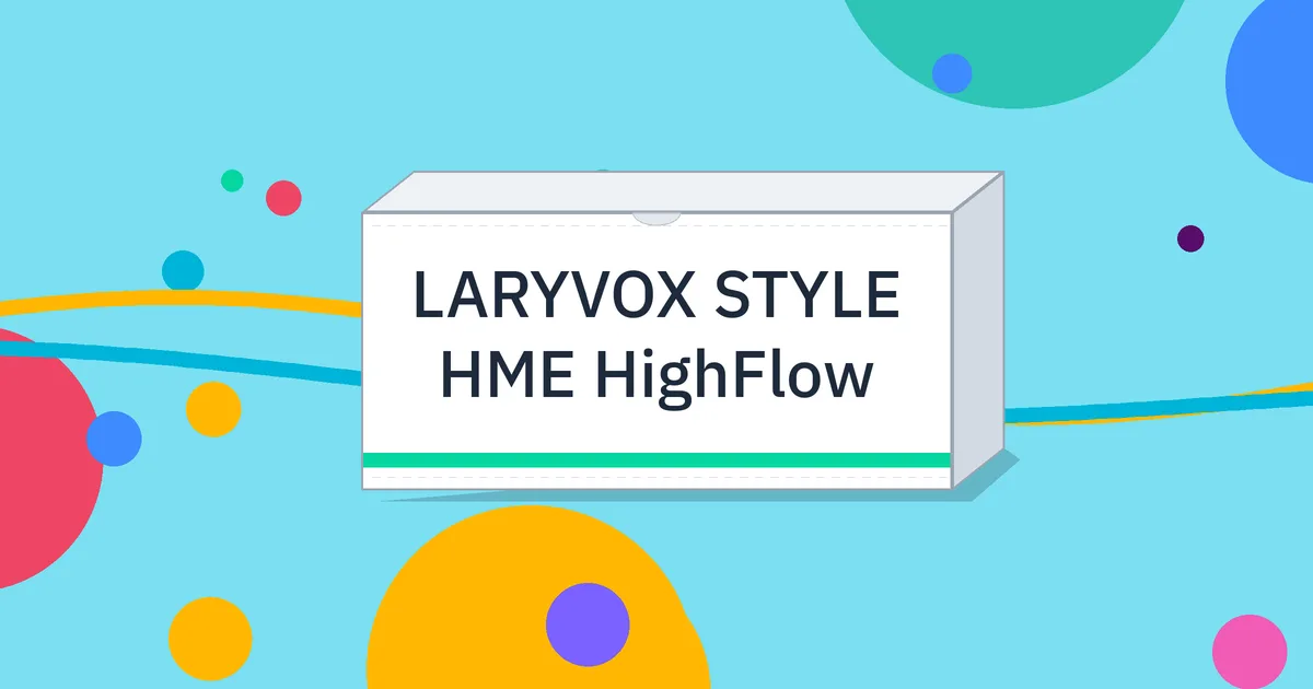 Symbolbild: Packung mit der Aufschrift LARYVOX STYLE HME HighFlow (PZN 11220147) – Verfügbarkeit und Bezug in Apotheken in Frankfurt am Main
