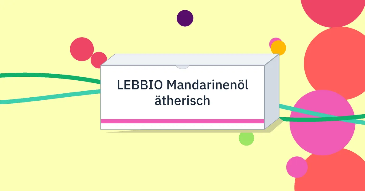 Symbolbild: Packung mit der Aufschrift LEBBIO Mandarinenöl ätherisch (PZN 19408525) – Verfügbarkeit und Bezug in Apotheken in Frankfurt am Main