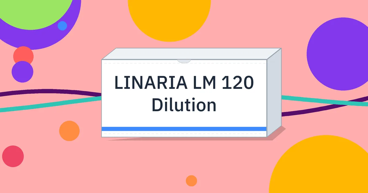 Symbolbild: Packung mit der Aufschrift LINARIA LM 120 Dilution (PZN 13529481) – Verfügbarkeit und Bezug in Apotheken in Frankfurt am Main