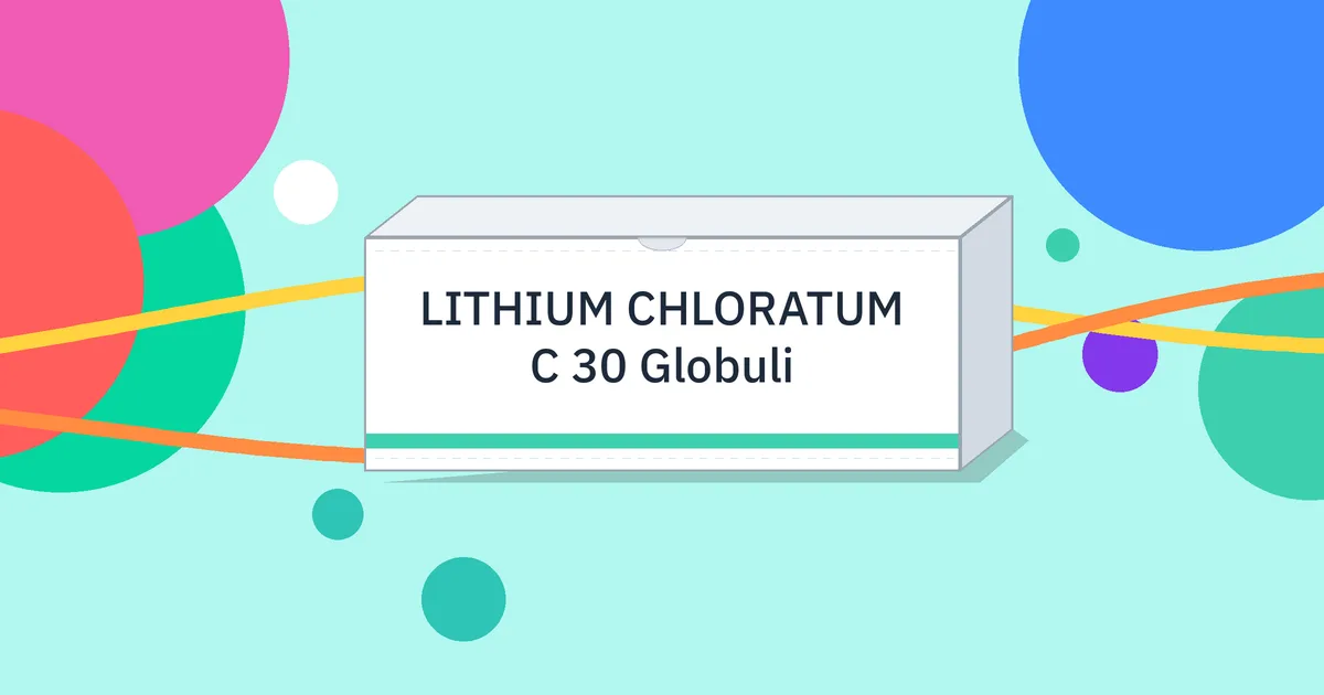 Symbolbild: Packung mit der Aufschrift LITHIUM CHLORATUM C 30 Globuli (PZN 16692081) – Verfügbarkeit und Bezug in Apotheken in Frankfurt am Main