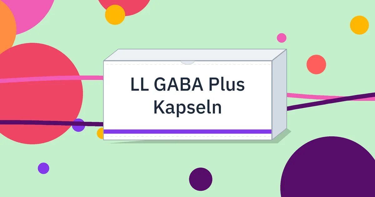 Symbolbild: Packung mit der Aufschrift LL GABA Plus Kapseln (PZN 19432216) – Verfügbarkeit und Bezug in Apotheken in Frankfurt am Main