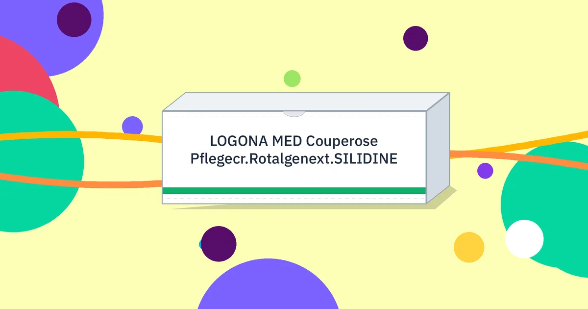 Symbolbild: Packung mit der Aufschrift LOGONA MED Couperose Pflegecr.Rotalgenext.SILIDINE (PZN 16084921) – Verfügbarkeit und Bezug in Apotheken in Frankfurt am Main
