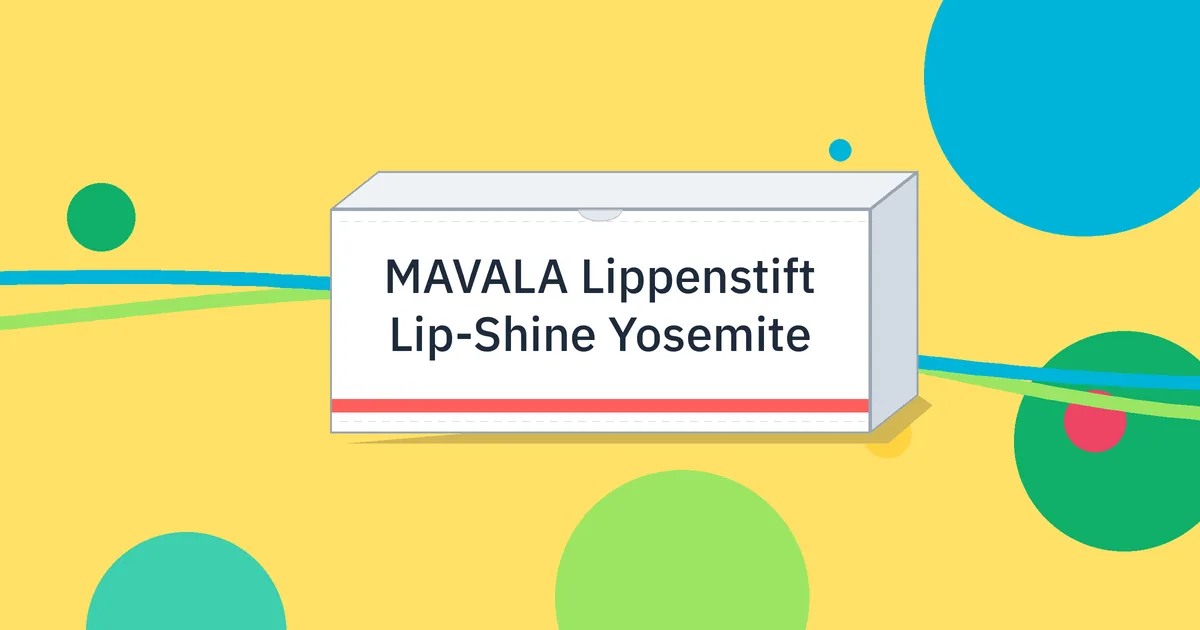 Symbolbild: Packung mit der Aufschrift MAVALA Lippenstift Lip-Shine Yosemite (PZN 20467384) – Verfügbarkeit und Bezug in Apotheken in Frankfurt am Main
