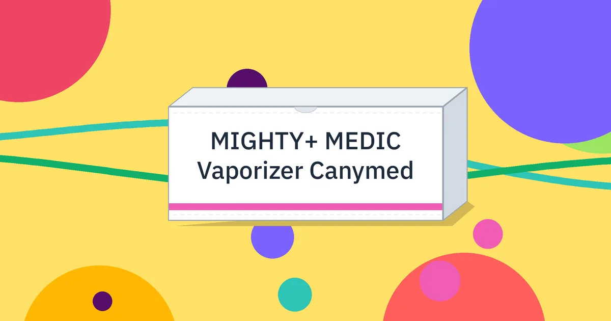 Symbolbild: Packung mit der Aufschrift MIGHTY+ MEDIC Vaporizer Canymed (PZN 18243045) – Verfügbarkeit und Bezug in Apotheken in Frankfurt am Main
