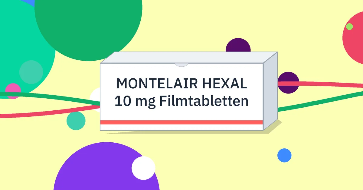 Symbolbild: Packung mit der Aufschrift MONTELAIR HEXAL 10 mg Filmtabletten (PZN 09062787) – Verfügbarkeit und Bezug in Apotheken in Frankfurt am Main