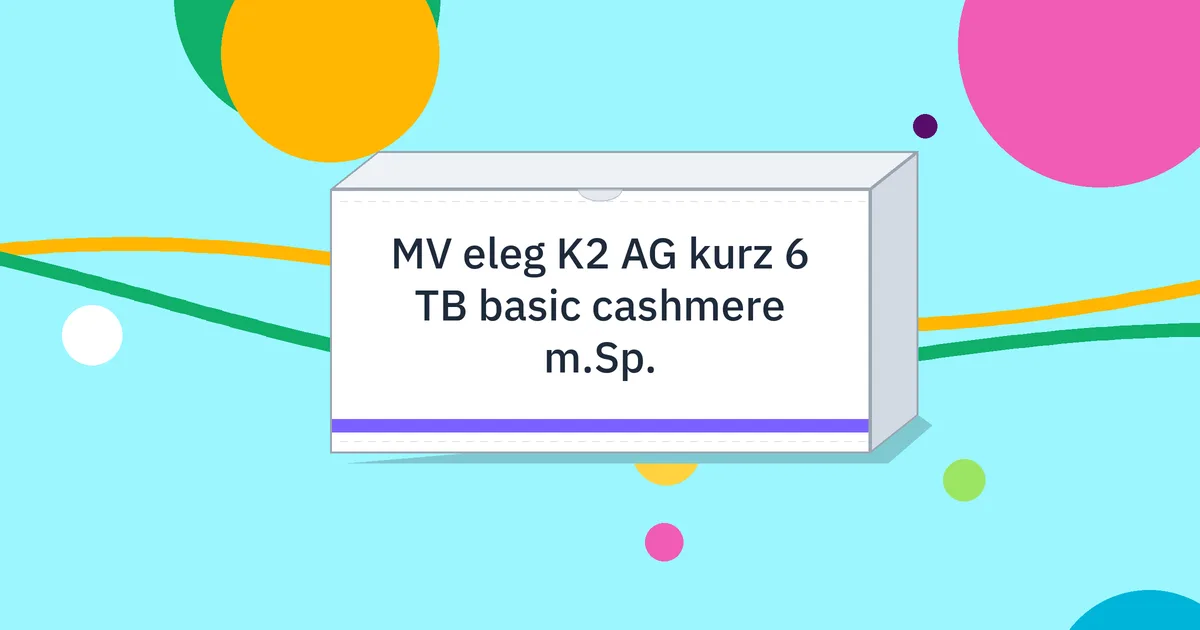 Symbolbild: Packung mit der Aufschrift MV eleg K2 AG kurz 6 TB basic cashmere m.Sp. (PZN 14676735) – Verfügbarkeit und Bezug in Apotheken in Frankfurt am Main
