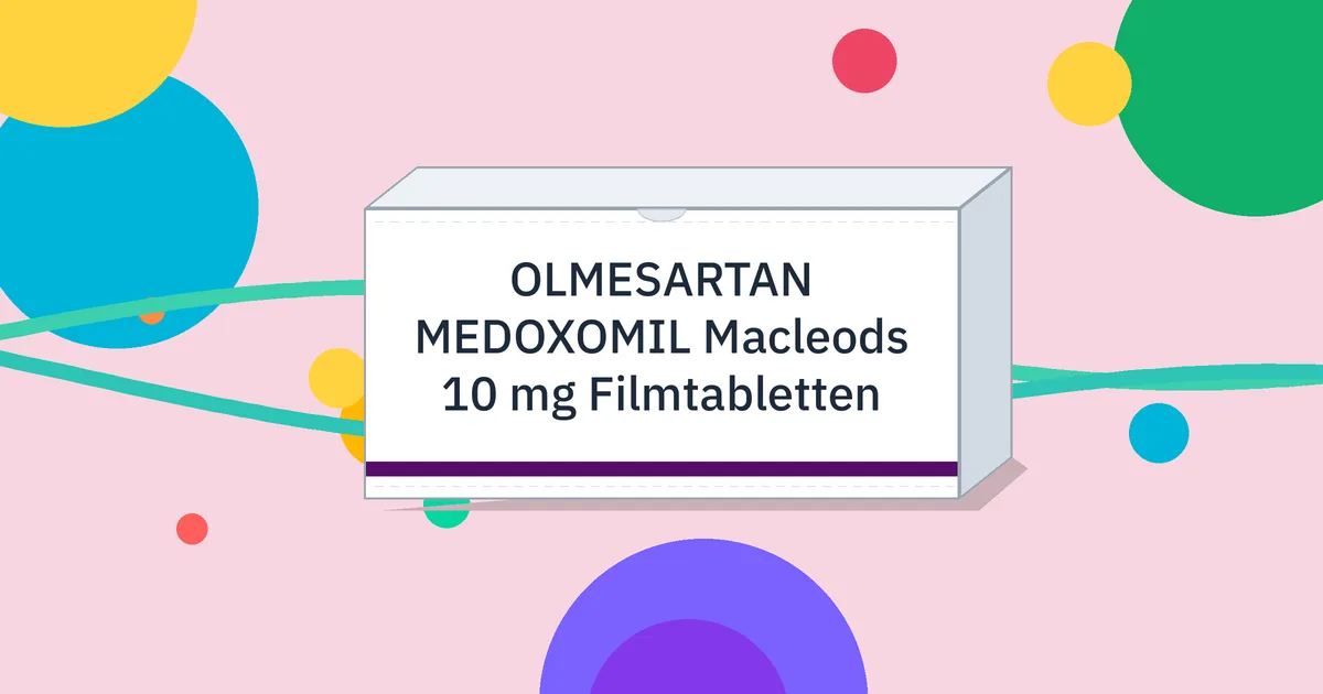 Symbolbild: Packung mit der Aufschrift OLMESARTAN MEDOXOMIL Macleods 10 mg Filmtabletten (PZN 18360147) – Verfügbarkeit und Bezug in Apotheken in Frankfurt am Main