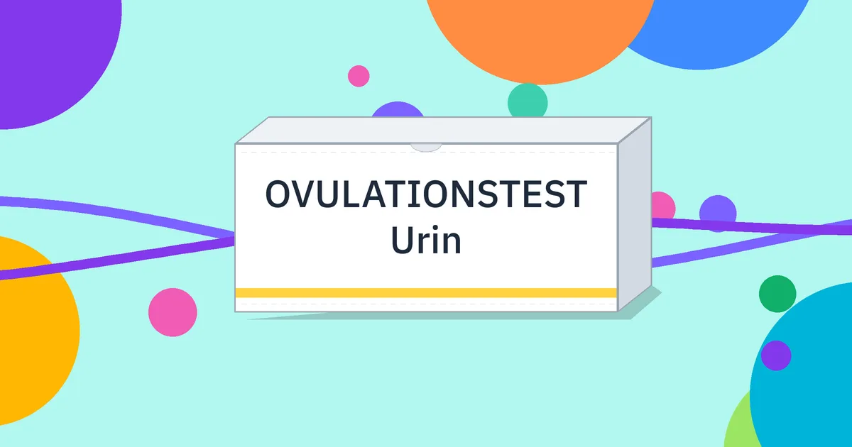 Symbolbild: Packung mit der Aufschrift OVULATIONSTEST Urin (PZN 19993305) – Verfügbarkeit und Bezug in Apotheken in Frankfurt am Main