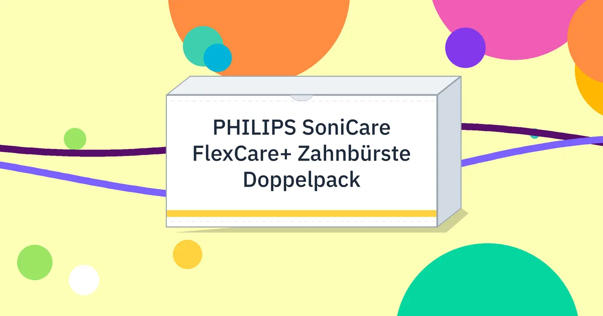 Symbolbild: Packung mit der Aufschrift PHILIPS SoniCare FlexCare+ Zahnbürste Doppelpack (PZN 07747305) – Verfügbarkeit und Bezug in Apotheken in Frankfurt am Main