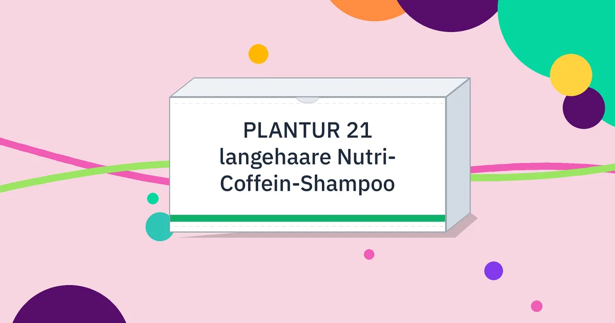Symbolbild: Packung mit der Aufschrift PLANTUR 21 langehaare Nutri-Coffein-Shampoo (PZN 15895681) – Verfügbarkeit und Bezug in Apotheken in Frankfurt am Main