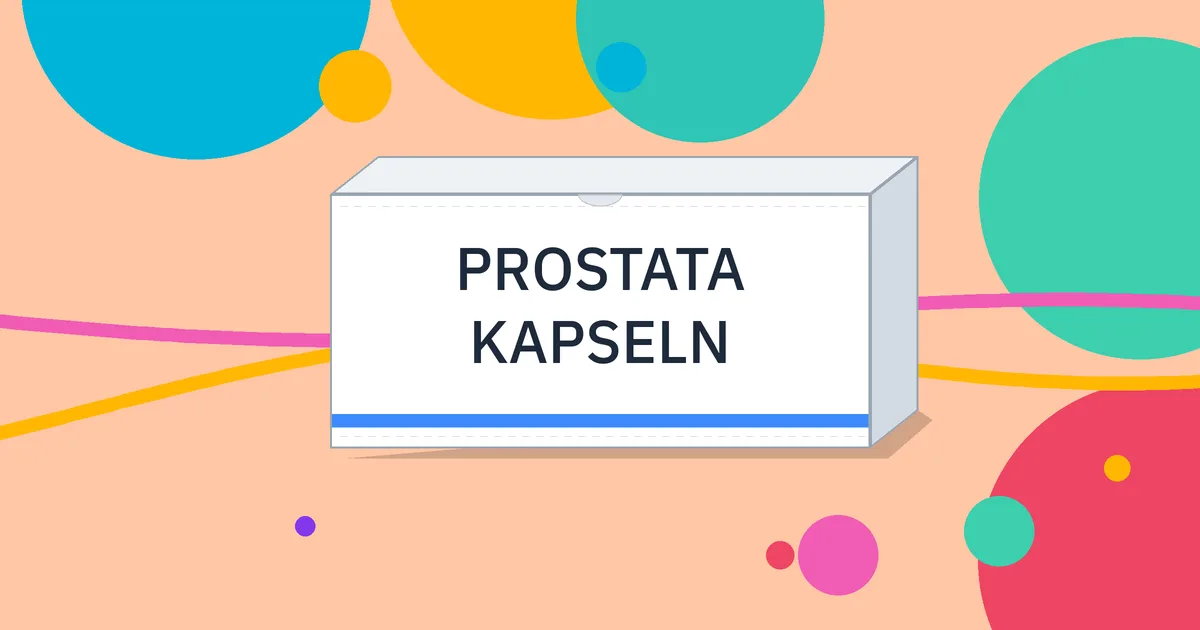Symbolbild: Packung mit der Aufschrift PROSTATA KAPSELN (PZN 10996302) – Verfügbarkeit und Bezug in Apotheken in Frankfurt am Main