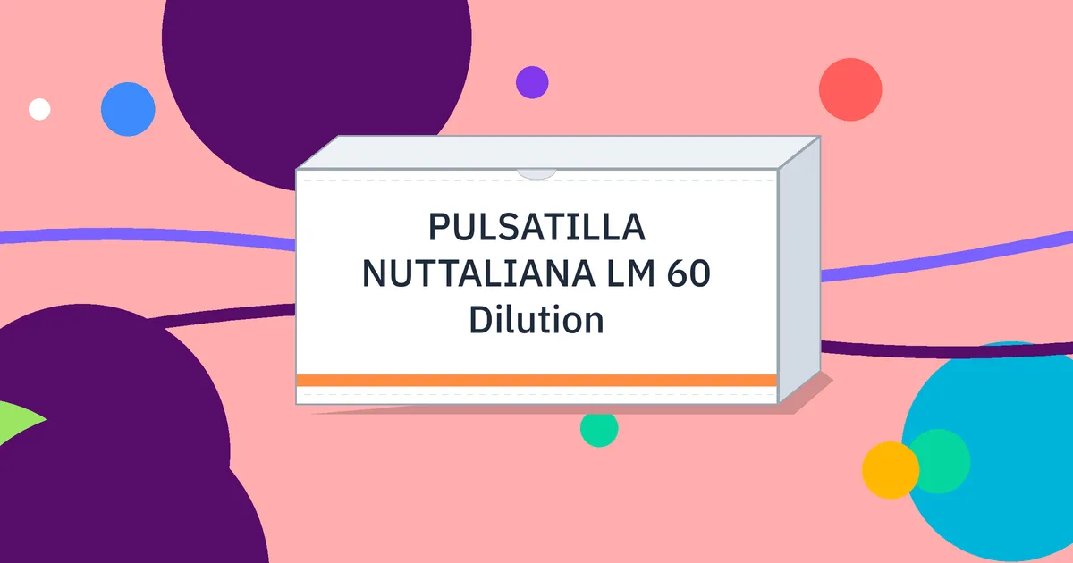 Symbolbild: Packung mit der Aufschrift PULSATILLA NUTTALIANA LM 60 Dilution (PZN 13671575) – Verfügbarkeit und Bezug in Apotheken in Frankfurt am Main