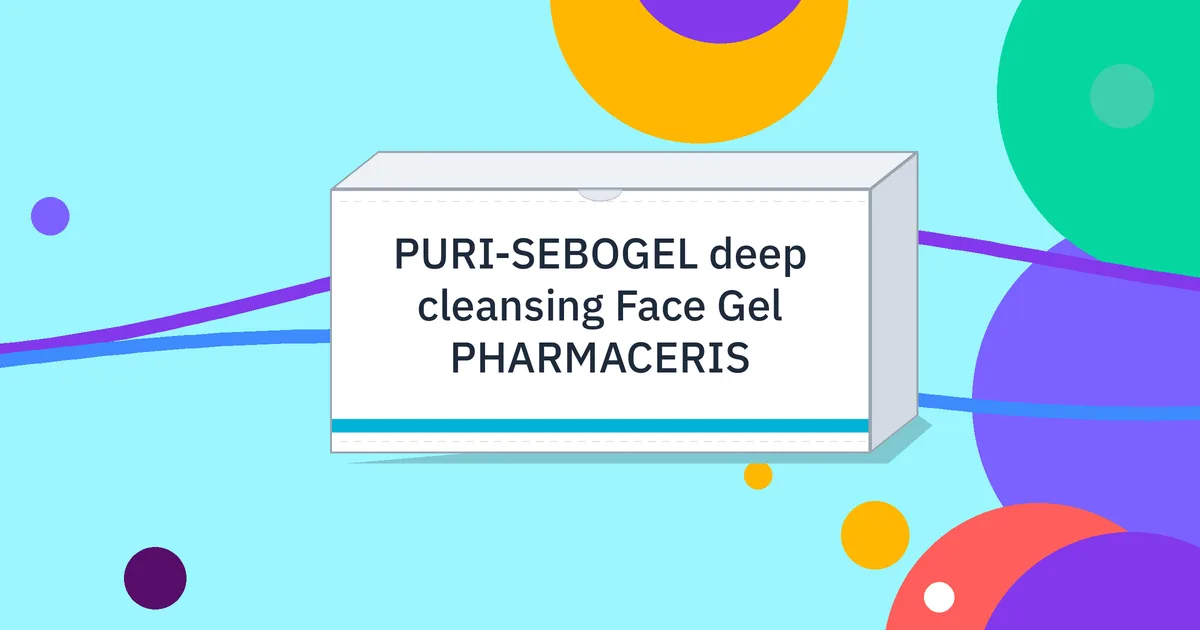 Symbolbild: Packung mit der Aufschrift PURI-SEBOGEL deep cleansing Face Gel PHARMACERIS (PZN 16390500) – Verfügbarkeit und Bezug in Apotheken in Frankfurt am Main