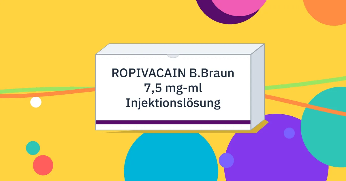 Symbolbild: Packung mit der Aufschrift ROPIVACAIN B.Braun 7,5 mg-ml Injektionslösung (PZN 08812714) – Verfügbarkeit und Bezug in Apotheken in Frankfurt am Main