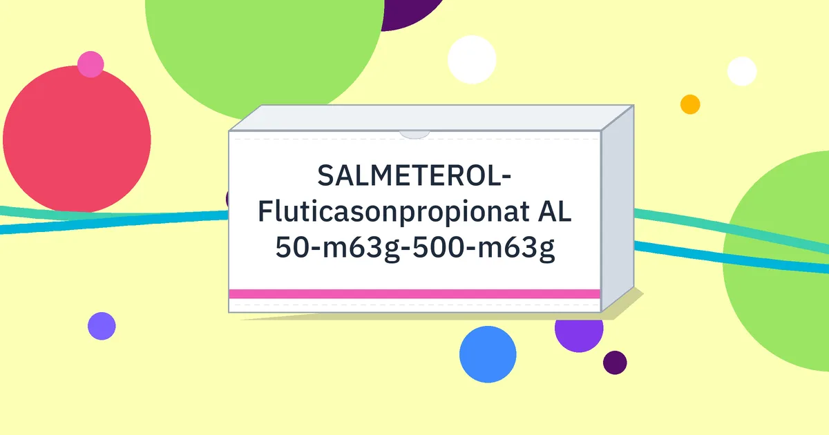Symbolbild: Packung mit der Aufschrift SALMETEROL-Fluticasonpropionat AL 50-m63g-500-m63g (PZN 16875137) – Verfügbarkeit und Bezug in Apotheken in Frankfurt am Main