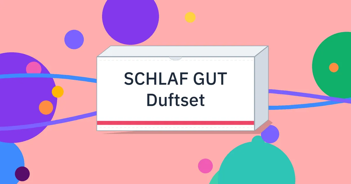 Symbolbild: Packung mit der Aufschrift SCHLAF GUT Duftset (PZN 03731980) – Verfügbarkeit und Bezug in Apotheken in Frankfurt am Main
