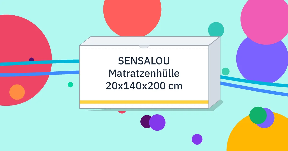Symbolbild: Packung mit der Aufschrift SENSALOU Matratzenhülle 20x140x200 cm (PZN 16872274) – Verfügbarkeit und Bezug in Apotheken in Frankfurt am Main