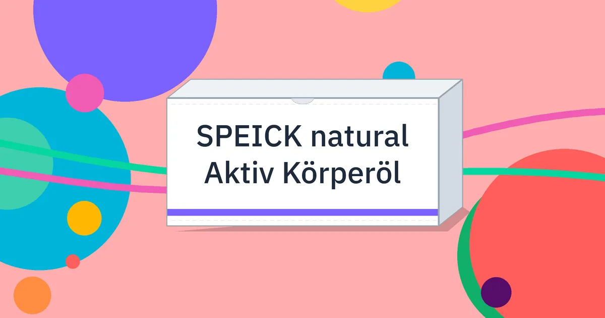 Symbolbild: Packung mit der Aufschrift SPEICK natural Aktiv Körperöl (PZN 18012908) – Verfügbarkeit und Bezug in Apotheken in Frankfurt am Main