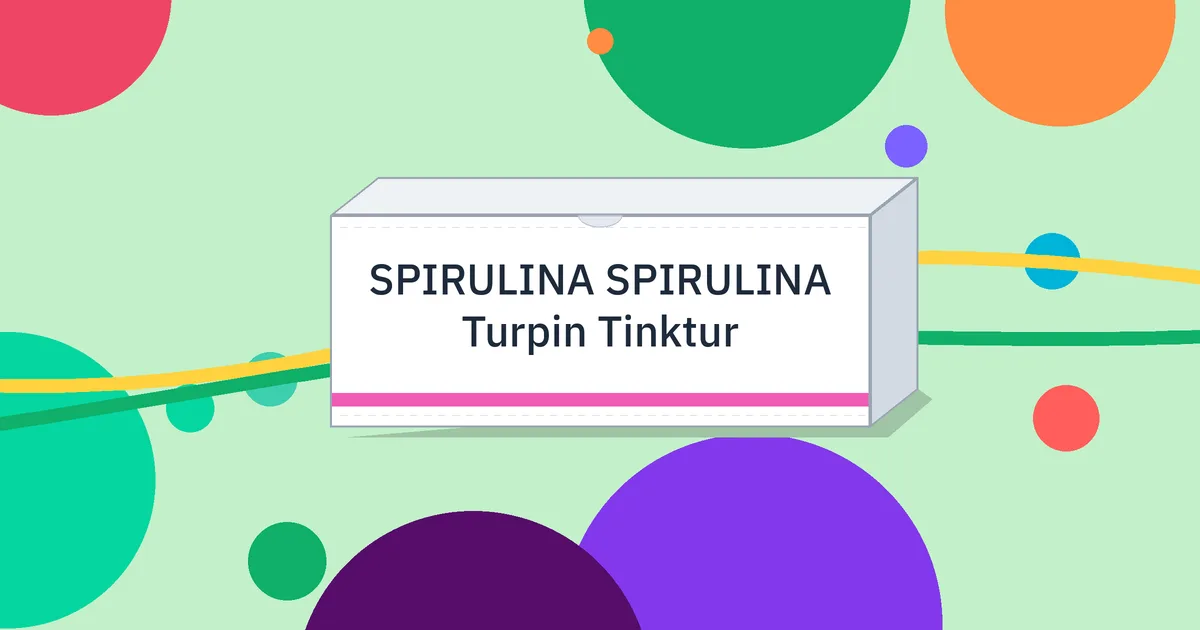 Symbolbild: Packung mit der Aufschrift SPIRULINA SPIRULINA Turpin Tinktur (PZN 18217473) – Verfügbarkeit und Bezug in Apotheken in Frankfurt am Main