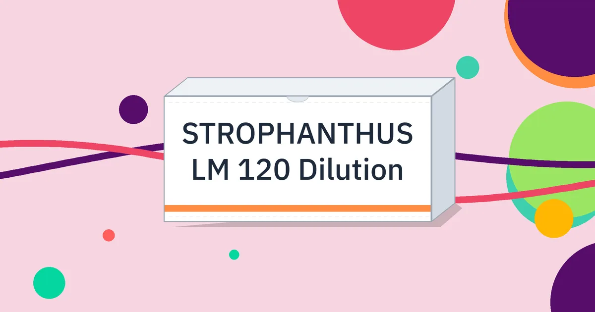 Symbolbild: Packung mit der Aufschrift STROPHANTHUS LM 120 Dilution (PZN 13205181) – Verfügbarkeit und Bezug in Apotheken in Frankfurt am Main