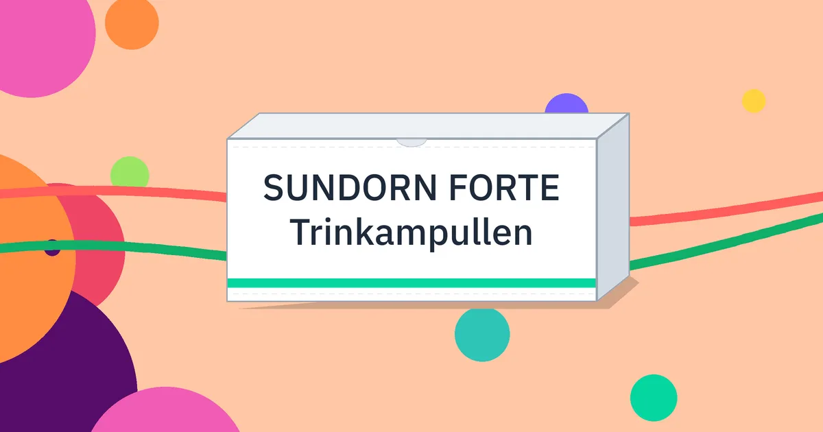Symbolbild: Packung mit der Aufschrift SUNDORN FORTE Trinkampullen (PZN 07129501) – Verfügbarkeit und Bezug in Apotheken in Frankfurt am Main