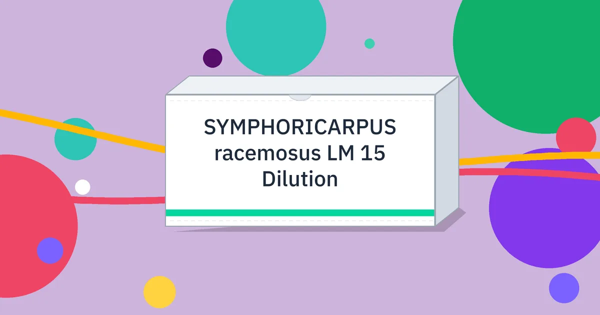 Symbolbild: Packung mit der Aufschrift SYMPHORICARPUS racemosus LM 15 Dilution (PZN 13211282) – Verfügbarkeit und Bezug in Apotheken in Frankfurt am Main