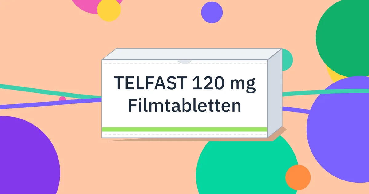 Symbolbild: Packung mit der Aufschrift TELFAST 120 mg Filmtabletten (PZN 01248357) – Verfügbarkeit und Bezug in Apotheken in Frankfurt am Main