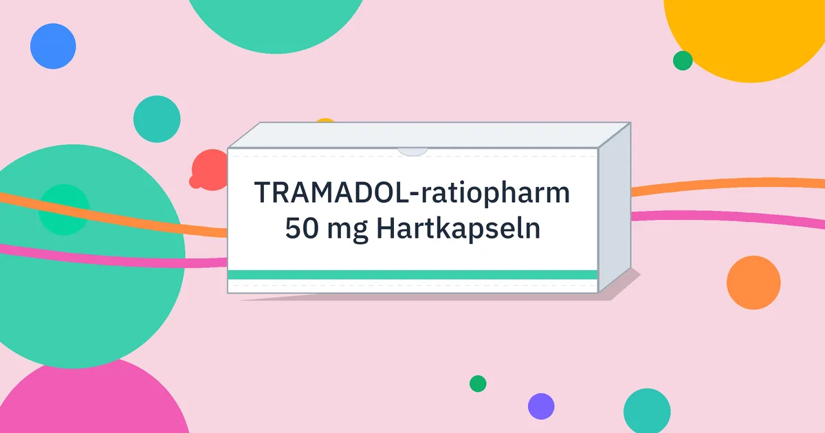 Symbolbild: Packung mit der Aufschrift TRAMADOL-ratiopharm 50 mg Hartkapseln (PZN 06181072) – Verfügbarkeit und Bezug in Apotheken in Frankfurt am Main