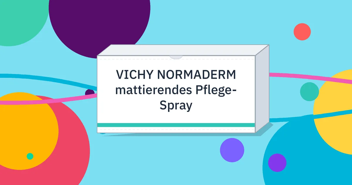 Symbolbild: Packung mit der Aufschrift VICHY NORMADERM mattierendes Pflege-Spray (PZN 15896692) – Verfügbarkeit und Bezug in Apotheken in Frankfurt am Main