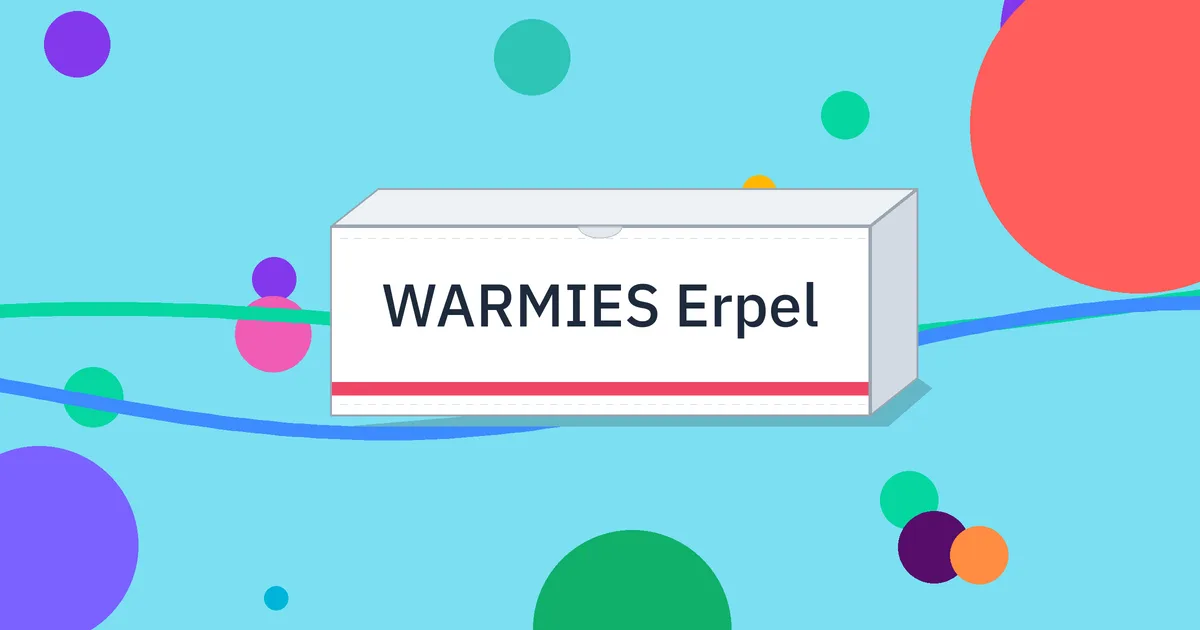 Symbolbild: Packung mit der Aufschrift WARMIES Erpel (PZN 18496852) – Verfügbarkeit und Bezug in Apotheken in Frankfurt am Main