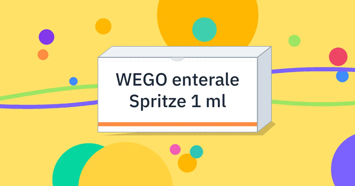 Symbolbild: Packung mit der Aufschrift WEGO enterale Spritze 1 ml (PZN 19751884) – Verfügbarkeit und Bezug in Apotheken in Frankfurt am Main