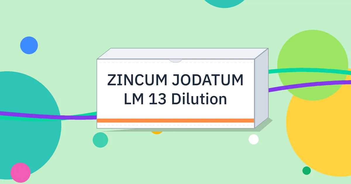 Symbolbild: Packung mit der Aufschrift ZINCUM JODATUM LM 13 Dilution (PZN 13294078) – Verfügbarkeit und Bezug in Apotheken in Frankfurt am Main