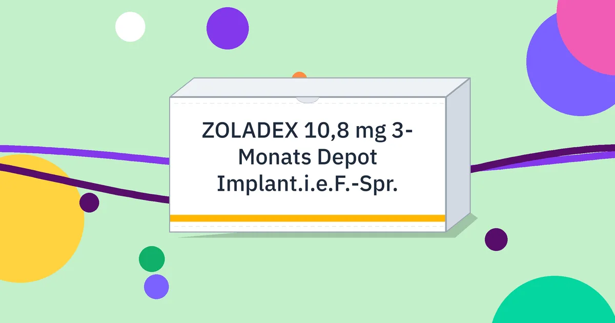 Symbolbild: Packung mit der Aufschrift ZOLADEX 10,8 mg 3-Monats Depot Implant.i.e.F.-Spr. (PZN 09921575) – Verfügbarkeit und Bezug in Apotheken in Frankfurt am Main
