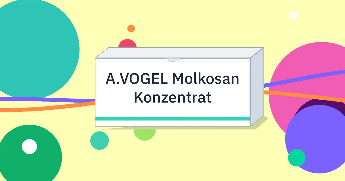 Symbolbild: Packung mit der Aufschrift A.VOGEL Molkosan Konzentrat (PZN 20857725) – Verfügbarkeit und Bezug in Apotheken in Frankfurt am Main