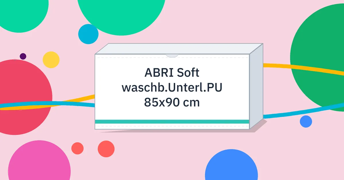 Symbolbild: Packung mit der Aufschrift ABRI Soft waschb.Unterl.PU 85x90 cm (PZN 06908769) – Verfügbarkeit und Bezug in Apotheken in Frankfurt am Main