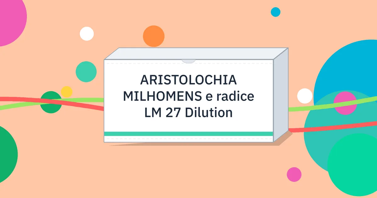 Symbolbild: Packung mit der Aufschrift ARISTOLOCHIA MILHOMENS e radice LM 27 Dilution (PZN 13392705) – Verfügbarkeit und Bezug in Apotheken in Frankfurt am Main
