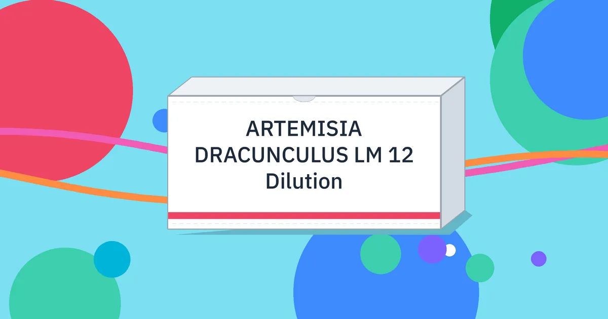 Symbolbild: Packung mit der Aufschrift ARTEMISIA DRACUNCULUS LM 12 Dilution (PZN 13394199) – Verfügbarkeit und Bezug in Apotheken in Frankfurt am Main
