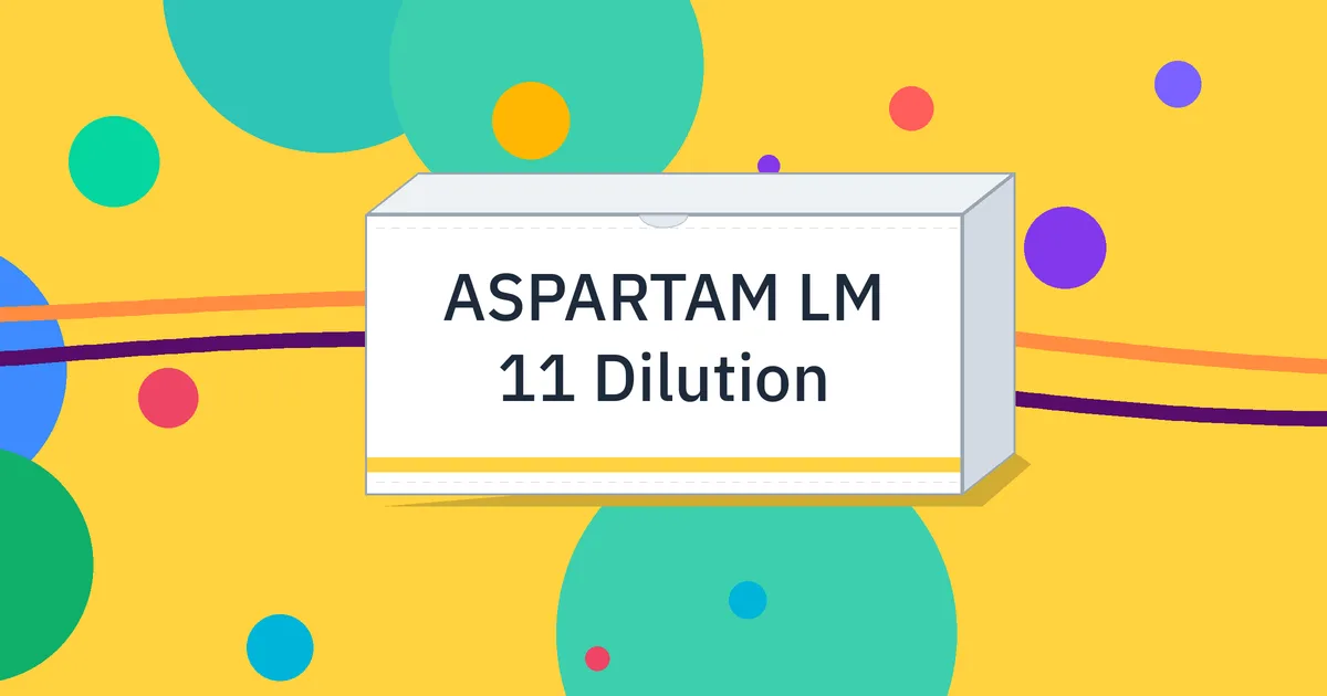 Symbolbild: Packung mit der Aufschrift ASPARTAM LM 11 Dilution (PZN 12781988) – Verfügbarkeit und Bezug in Apotheken in Frankfurt am Main